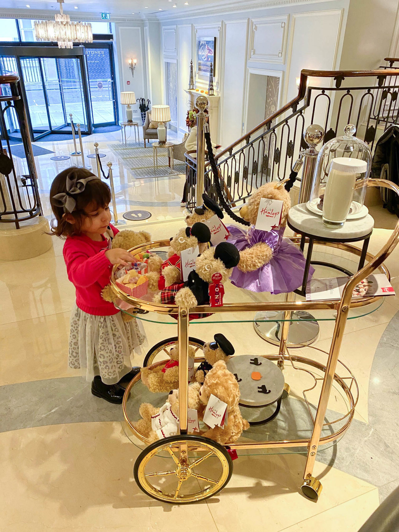 A Very Special Teddy Bear Butler Service for Clara at Marriott Park Lane