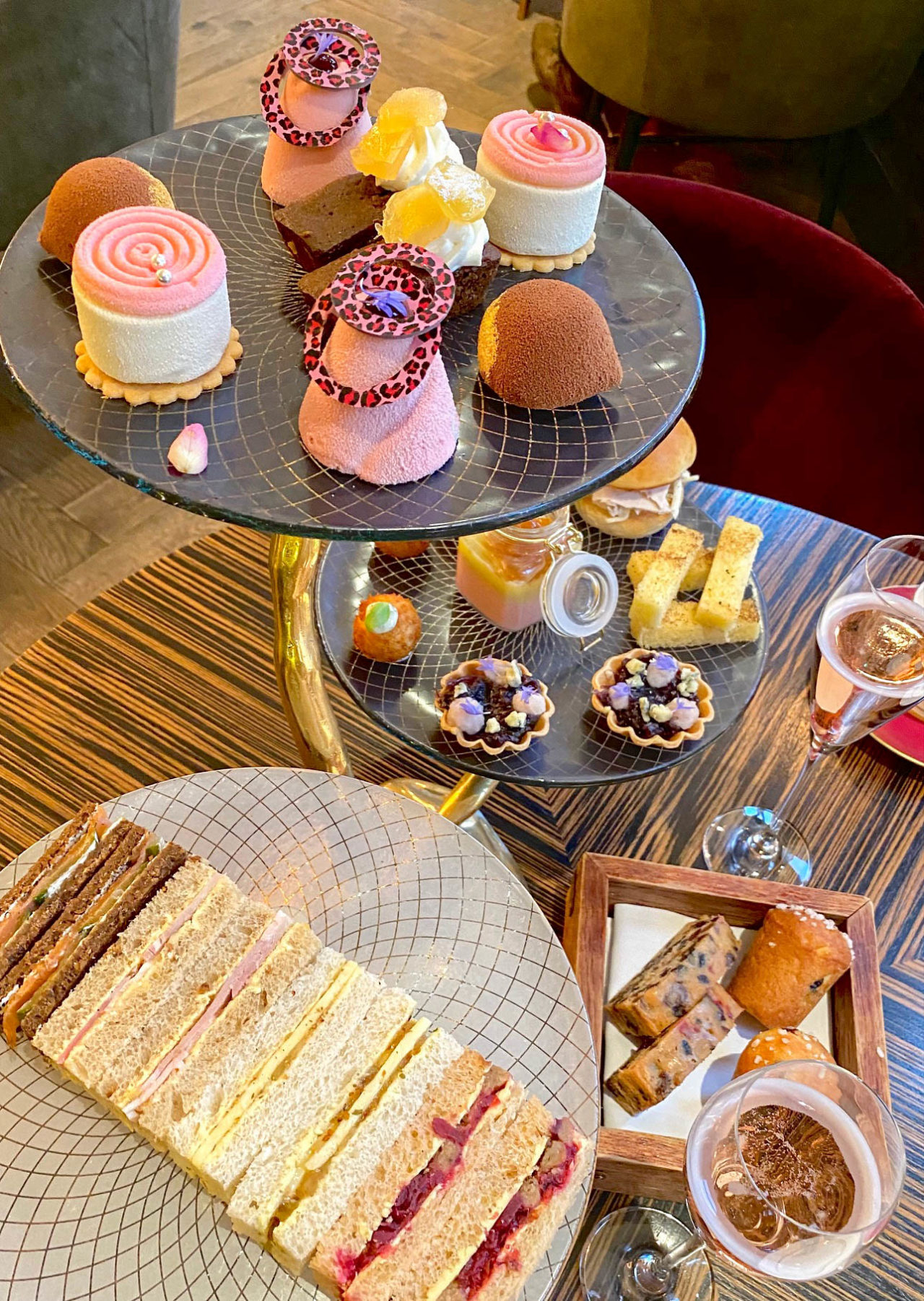 Luxurious Pink Afternoon Tea at Adam Handling Chelsea